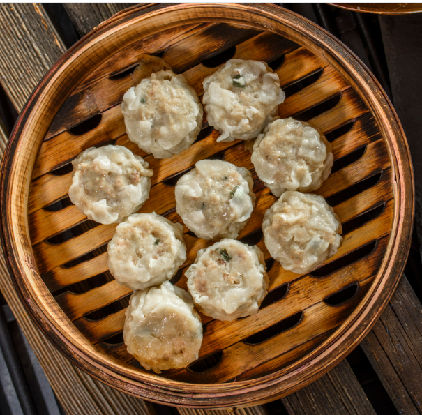 Steamed Pork Dim Sims - 4 | Pow's Thai Kitchen